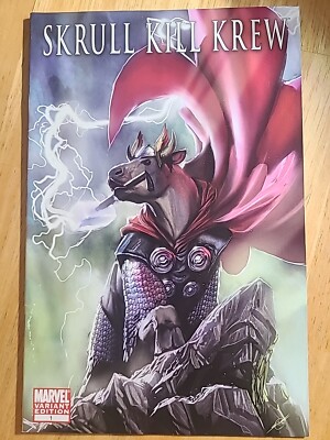 Skrull Kill Krew #1 (2009, Marvel) "COW" Thor Variant Stjepan Sejic | eBay
