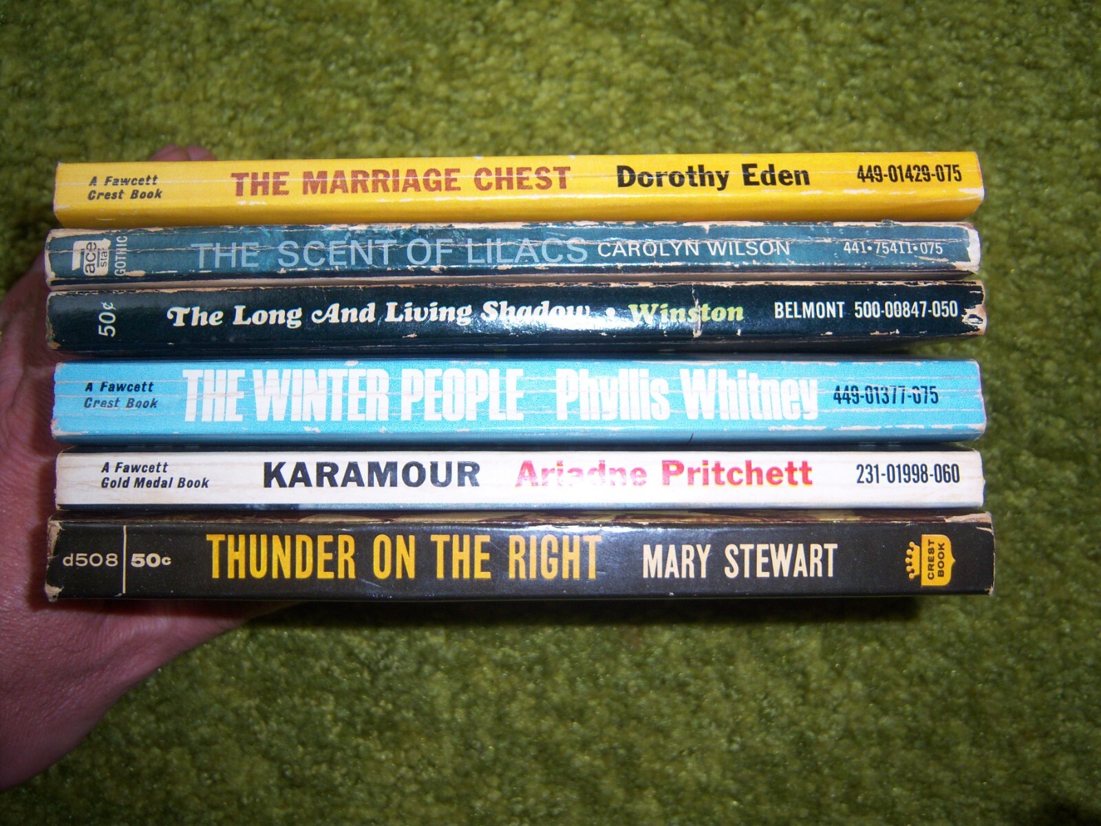 Lot of 6 gothic romance romantic suspense mystery horror Winston ...