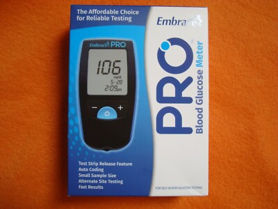 NEW OMNIS embrace pro blood glucose test strip meter ALL01AM0200 | eBay