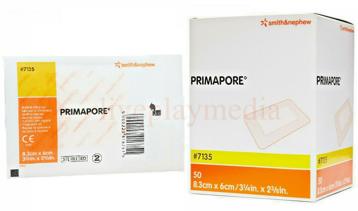 Primapore From Smith & Nephew 8.3cm X 6cm for sale online | eBay
