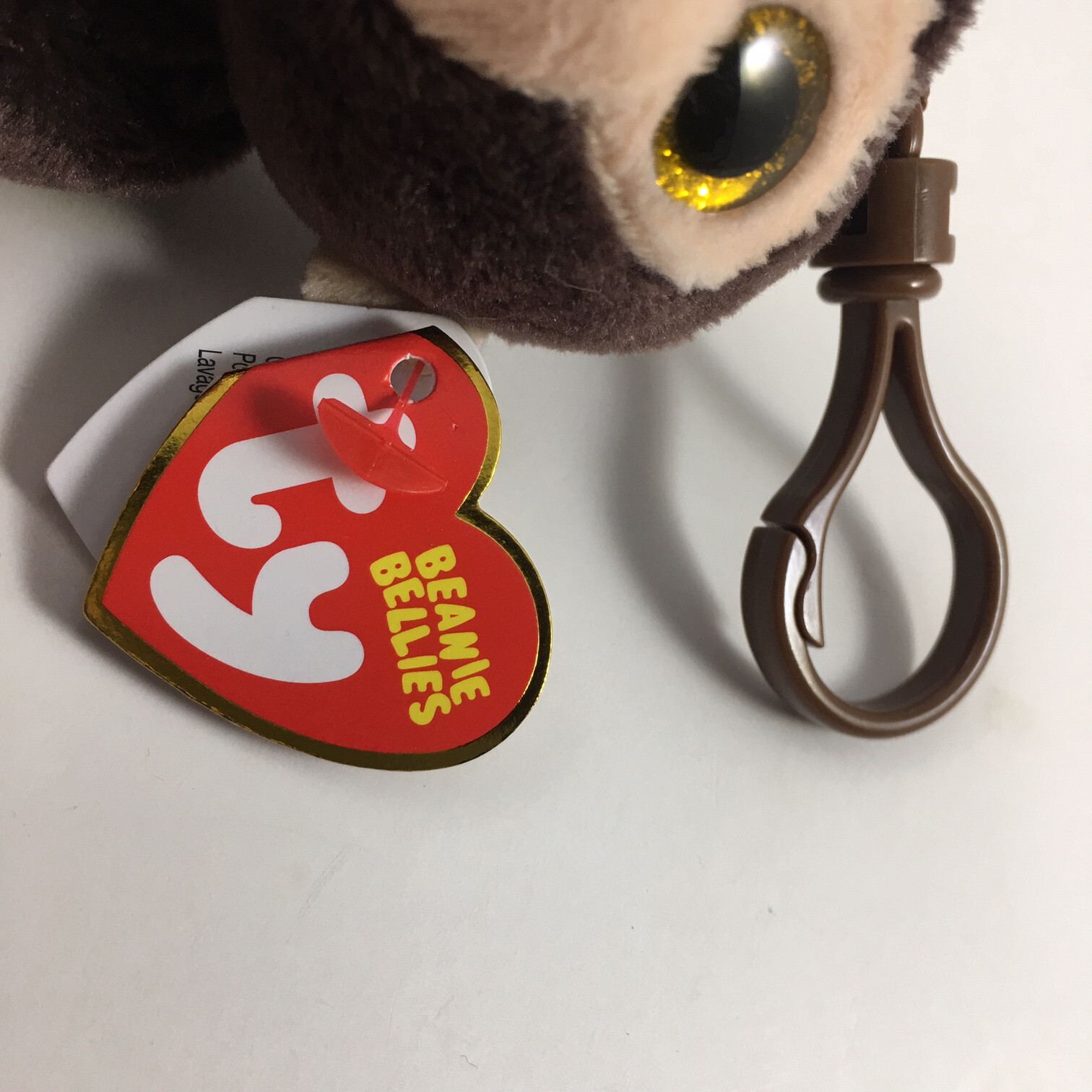 Ty Beanie Baby Bellies - MATTEO the Monkey (Plastic Key Clip - 4 Inch ...