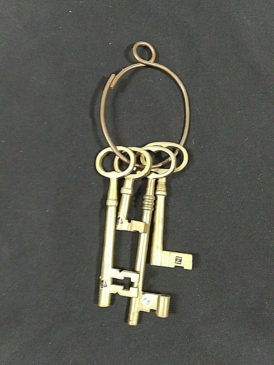 Old Brass Jail Key