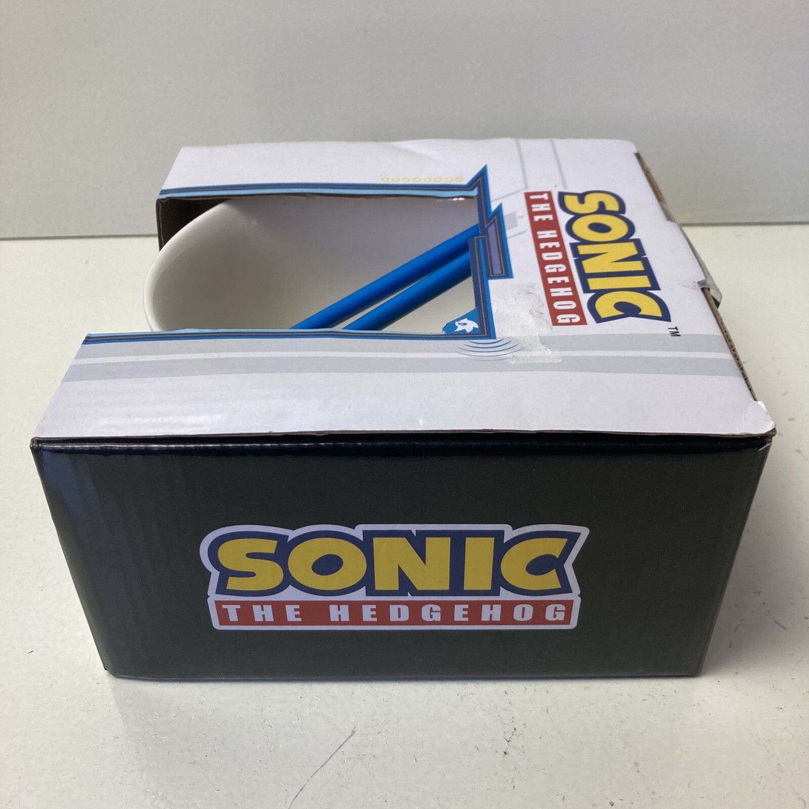 Officially Licensed Sega Sonic the Hedgehog Ceramic Noodle Bowl w ...