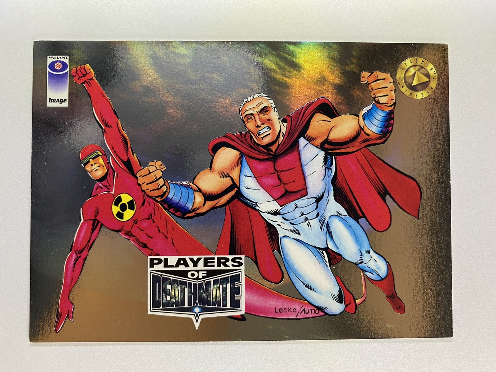 1993 Valiant PLAYERS OF DEATHMATE HOLOGRAM FOIL INSERT CHASE CARD P5 | eBay