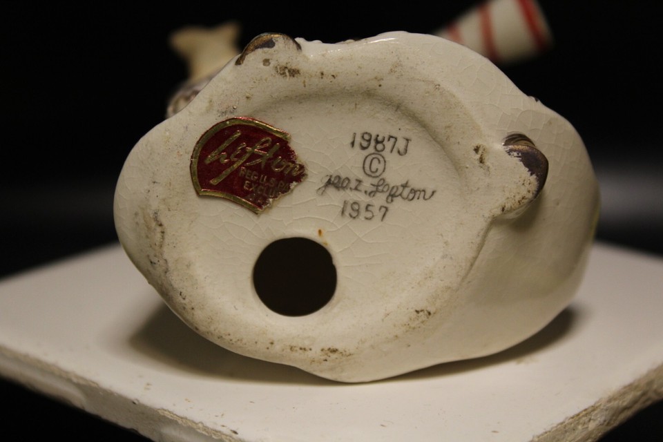 Vintage LEFTON January Angel Ceramic Porcelain Figurine New Year's ...