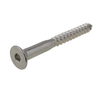 Pack of 75 Stainless M10 (10 mm) x 100mm Countersunk Coach Lag Screw A4 ...