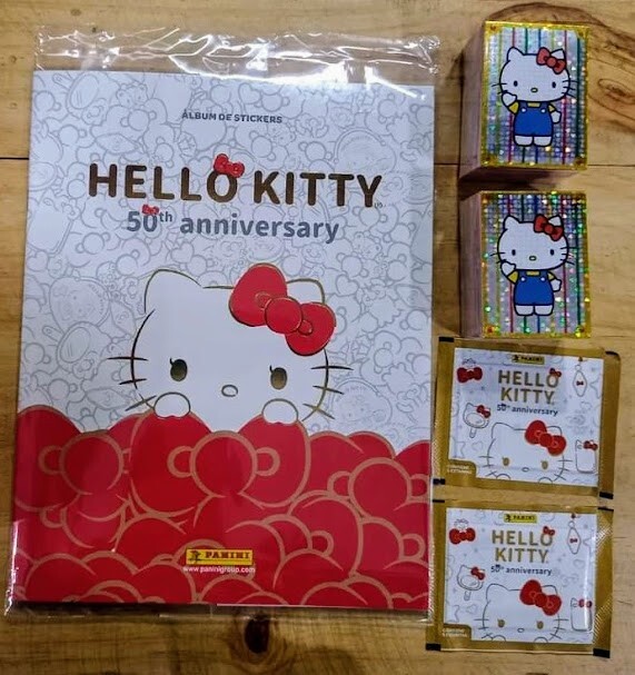 Panini Hello Kitty 50 Aniversary WITH ALL STICKERS COMPLETE ALBUM | eBay