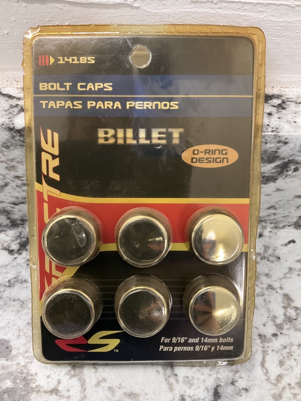 SPECTRE 14185 Chrome Show Car Dress Up Bolt Cap Covers 9/16" Inch And ...