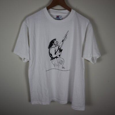Vintage Bruce Springsteen Al Hirschfeld Shirt Art Rare Drawing Large 20 ...