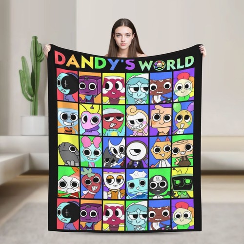 Fenisefa Dandy's World Warm Game Flannel Throw Blanket Ideal For Home ...