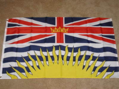 3X5 BRITISH COLUMBIA FLAG CANADA FLAGS BC CANADIAN 100D | eBay