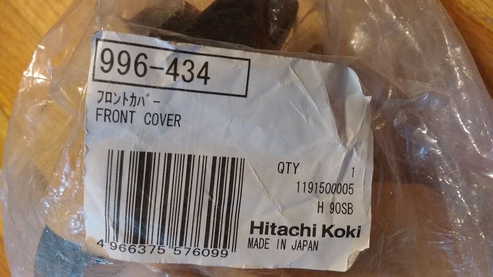 Hitachi Demolition Hammer H90SB Front Cover: #996-434 | eBay