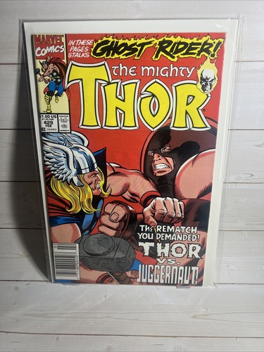 The Mighty Thor #429 Marvel Comics Thor Juggernaut | eBay
