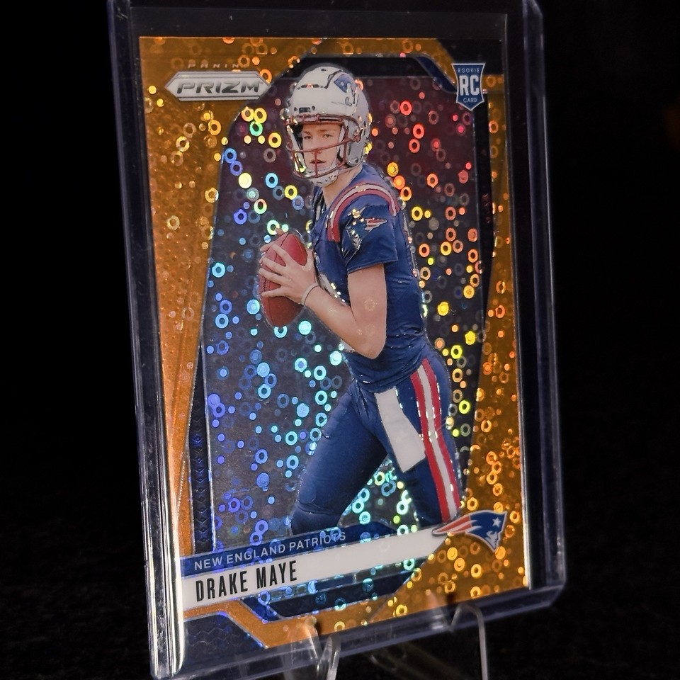 2024 Panini Prizm | Rookies Drake Maye Disco Prizm | #329 (RC) Patriots ...
