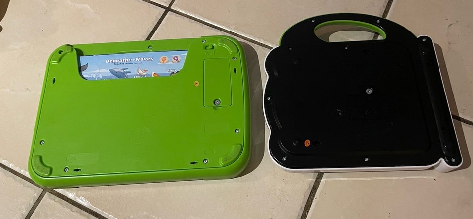 LeapFrog Leap Tab Touch Wooden Tablet With 10 Cards & Learning Friends ...