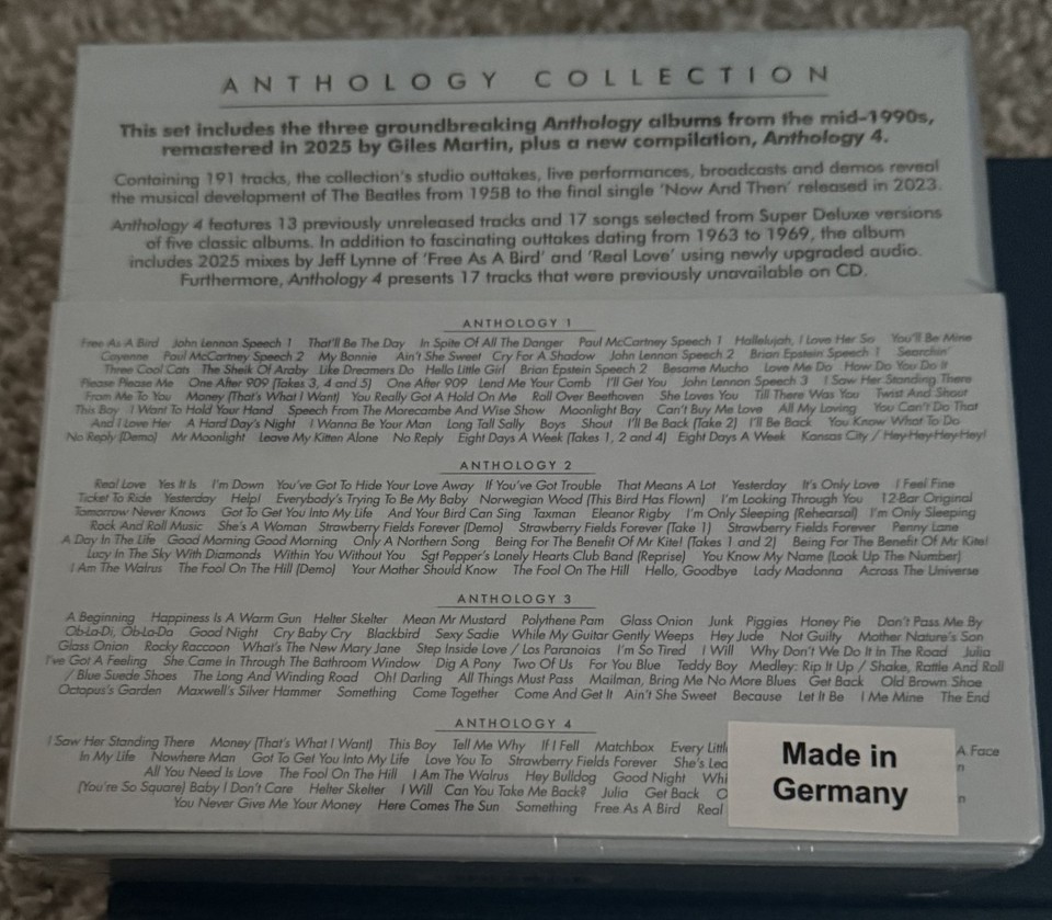 The Beatles: Anthology Collection (2025 Edition) (CD, 8-Disc, 2025) | eBay