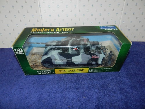 New Ray Modern Armor Die Cast Battery Operated King Tiger Tank 1:32 NIB ...