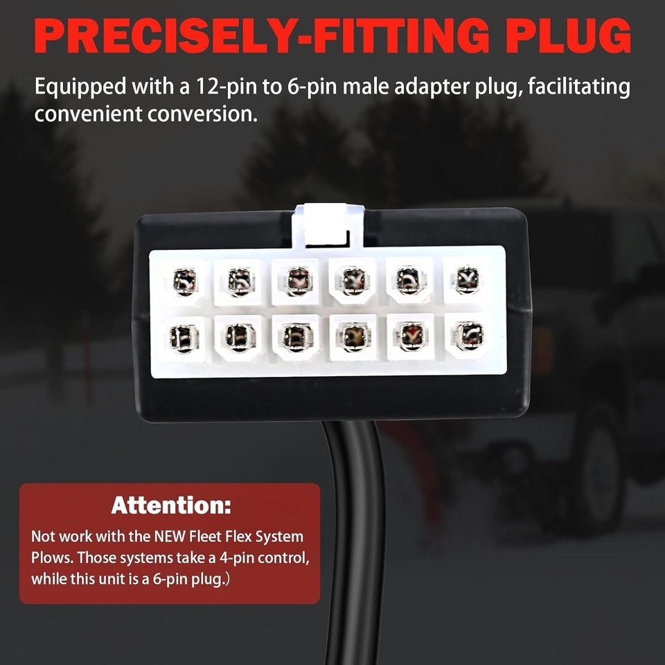 Straight Blade Plow Controller for Buyers 1306902 Western 56462 Fisher ...