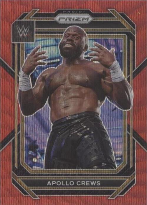 2023 Panini Prizm WWE - Apollo Crews #179 Ruby Wave Prizm for sale ...
