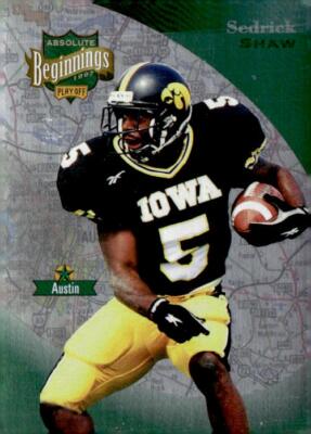 1997 Playoff Absolute Beginnings #22 Sedrick Shaw | eBay