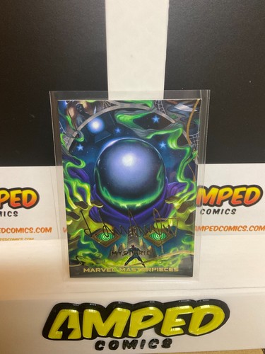 2022 Marvel Masterpieces 30 Mysterio Gold Signature Series | eBay