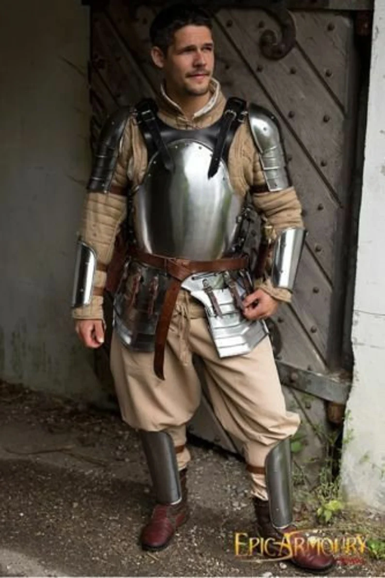 Medieval Mercenary Armor Leather Armour With Shoulders Mercenary