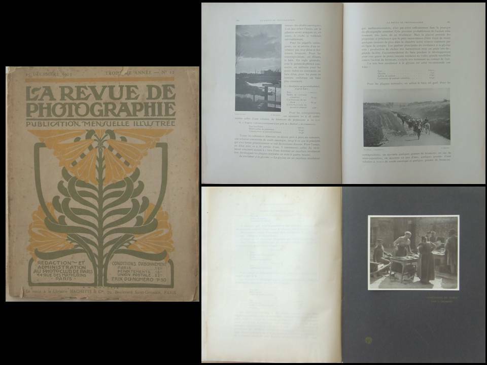 REVUE DE PHOTOGRAPHIE n°12 1905 ALBERT GILIBERT, PERCY LEWIS | eBay