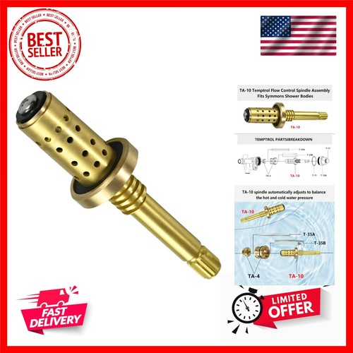 TA-10 Temptrol Flow Control Spindle Assembly Fits Symmons Shower Bodies ...