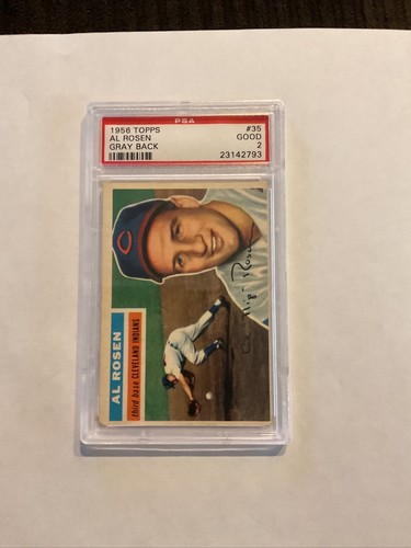 1956 Topps - Al Rosen #35 Gray Back for sale online | eBay