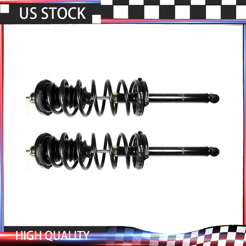 2PCS Rear Quick Complete Struts & Coil Springs w/ Mounts For 98-02 ...