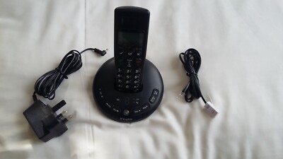 bt graphite 2500 base with single handset with answerphone + power ...