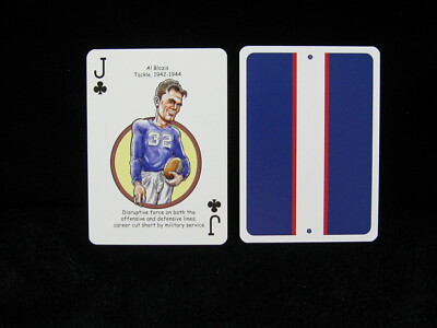 Al Blozis New York Giants Jack of Clubs Hero Decks Playing Card | eBay