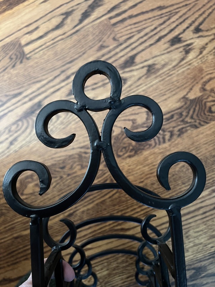 San Miguel Black Freestanding Heavy Metal Tabletop Display Rack | eBay