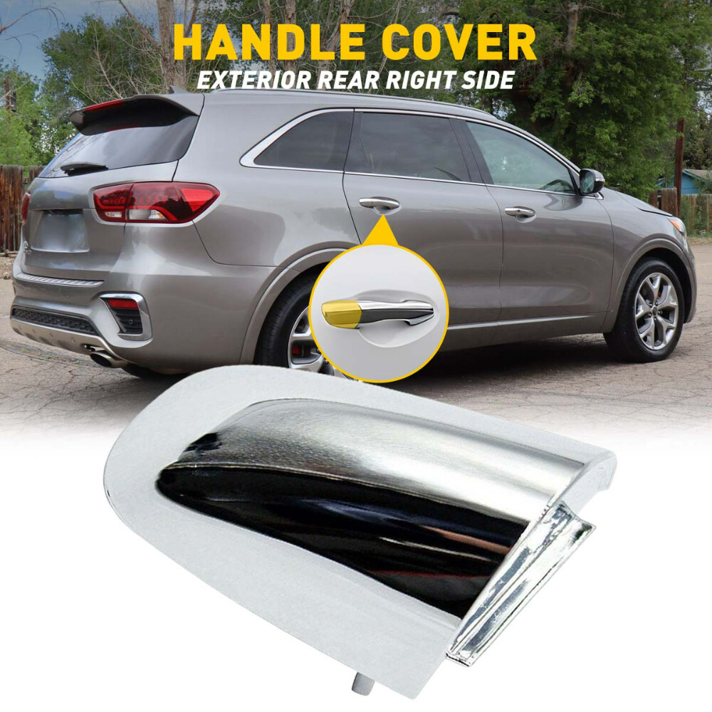 Rear Right Passenger Side Handle Cover for 2016-2020 Kia Sorento 83662 ...