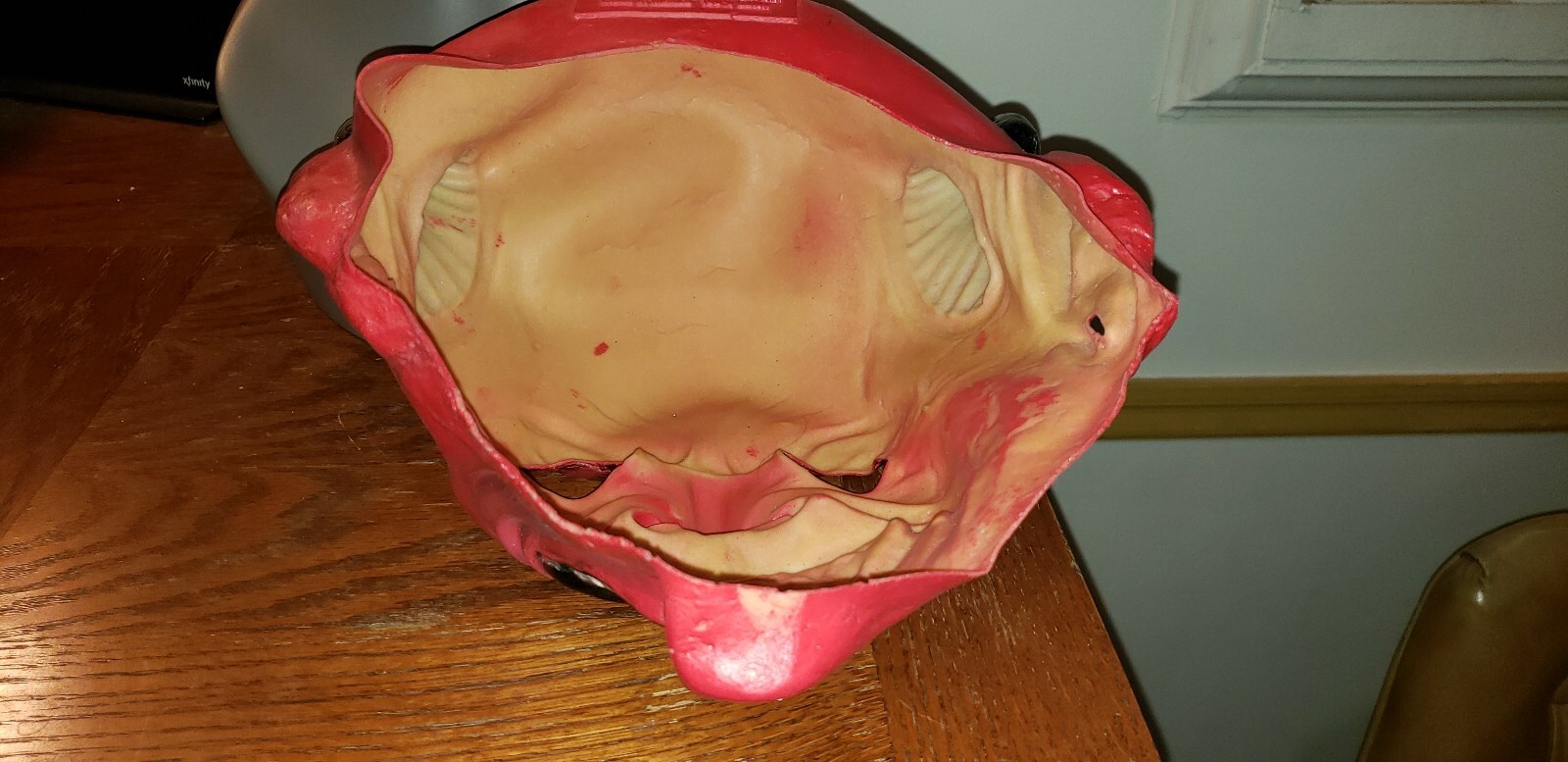 ADULT HALLOWEEN COSTUME RUBIES MASK ILLUSIONS LATEX DEVIL | eBay