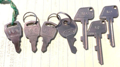 Vintage Casio Cash Register Keys Set of 7 Keys MA- MM03 / OP - MM01 ...
