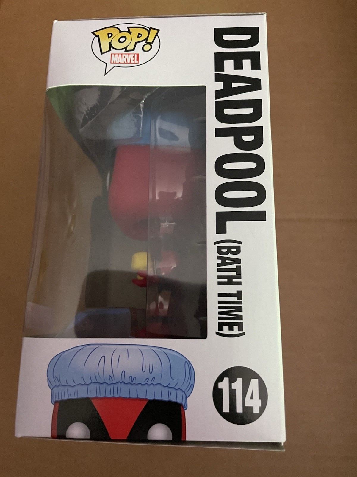 Funko Pop! Vinyl: Marvel - Deadpool (Shower Cap w/ Ducky) - Target ...