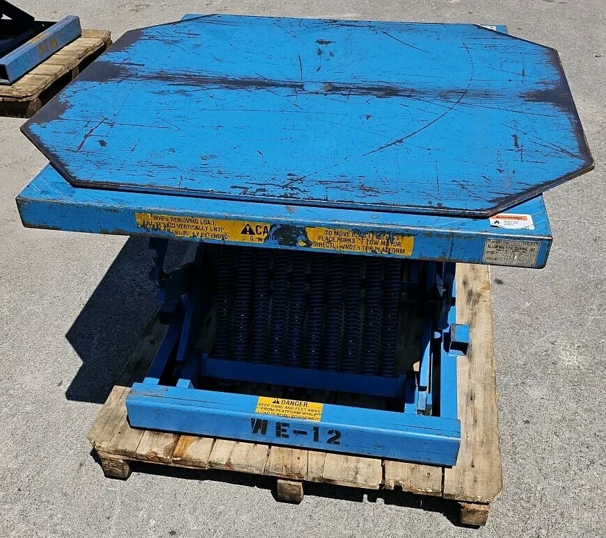 10-263-10-177-6-105 AMI Spring Loaded Pallet Leveler Positioner 42"x46 ...