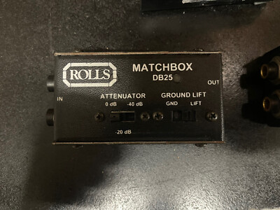 Rolls Matchbox DB25b Direct Box (8 Available) PRICE REDUCED!! | eBay