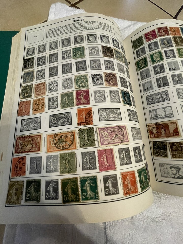 Worldwide Stamp Collection: Classic Pieces in Album – Explore Global ...
