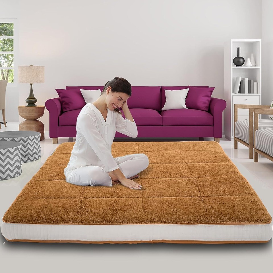 Winter Japanese Floor Mattress Futon Camping Sleeping Pad Twin/Full ...