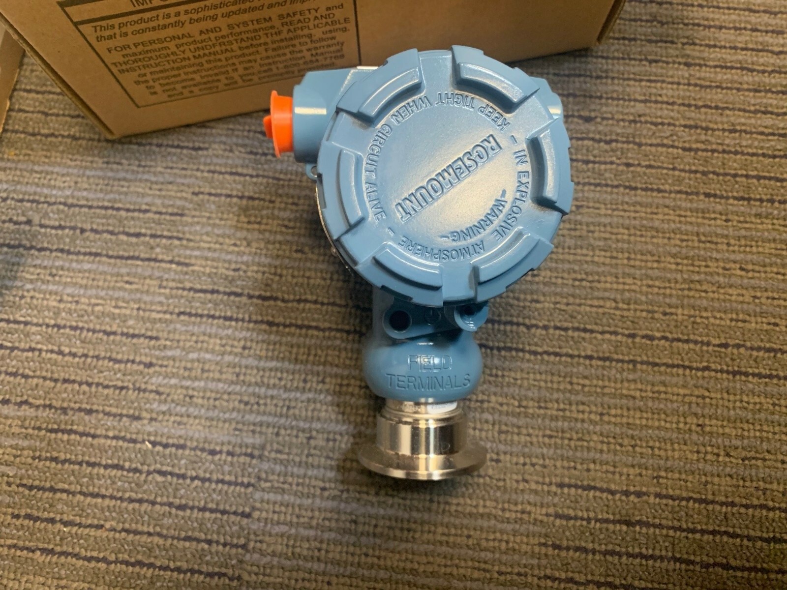 ROSEMOUNT 2090FG2S2DE1Q4 Sanitary Pressure Transmitter 0-75 PSIG with ...