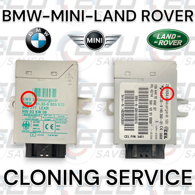 BMW - MINI - RANGE ROVER - EWS MODULE CLONING SERVICE / EWS3 EWS4 ...