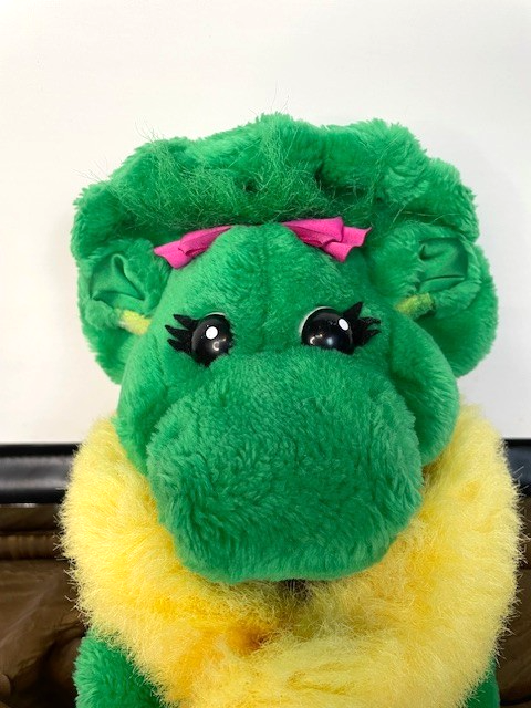 BARNEY THE DINOSAUR BABY BOP PRINCESS PLUSH WITH PURSE 1996 RARE! | eBay