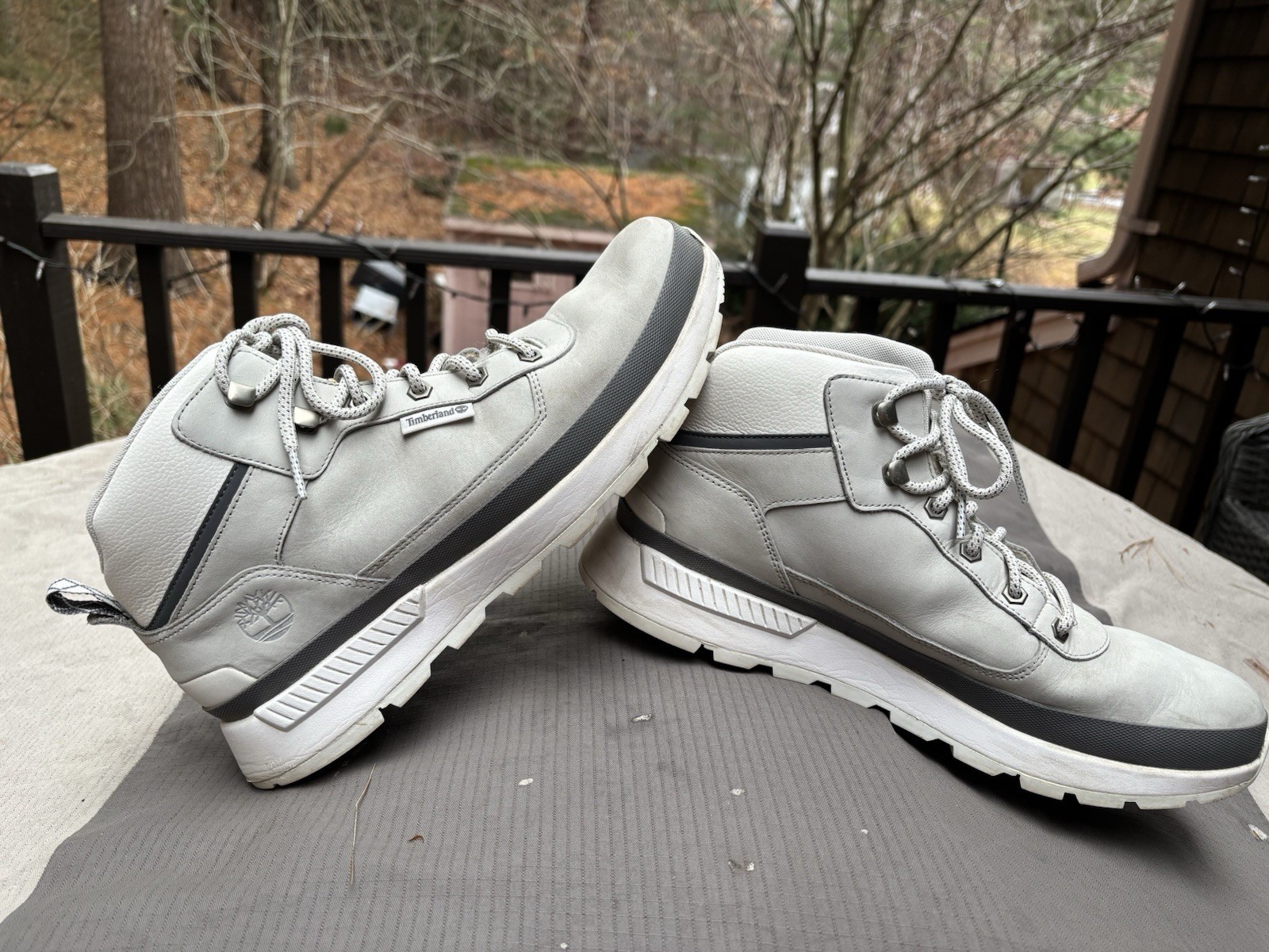 Rare Timberland Field Trekker Mid Boot In Gray Nubuck Men's Size 11 | eBay