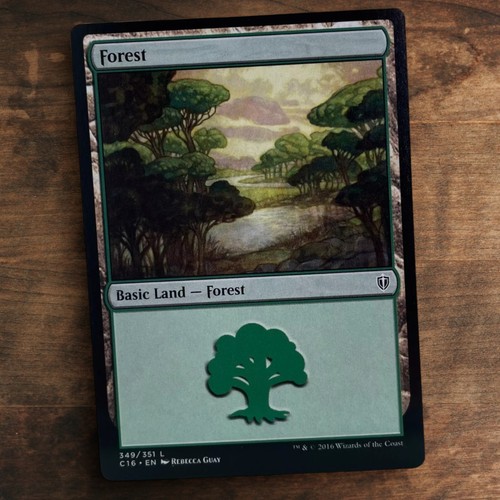 Forest 349 - Commander 2016 - Magic The Gathering MTG - Land - Near ...