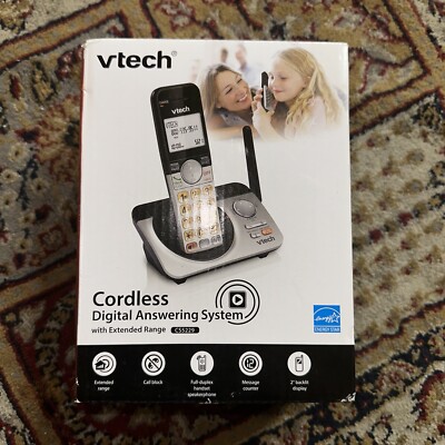 VTECH Cordless Answering System With 1 Handset & Extended Range, CS5229 ...