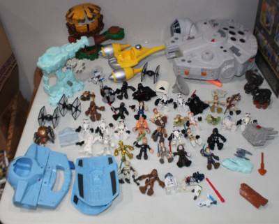 Huge Star Wars Figures 2011 Clone Wars Falcon Solo Imaginext | eBay