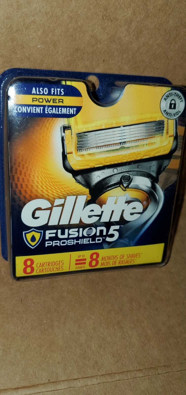 Gillette Fusion 5 Proshield Mens Razor Blade Cartridge 8 Pack, New ...