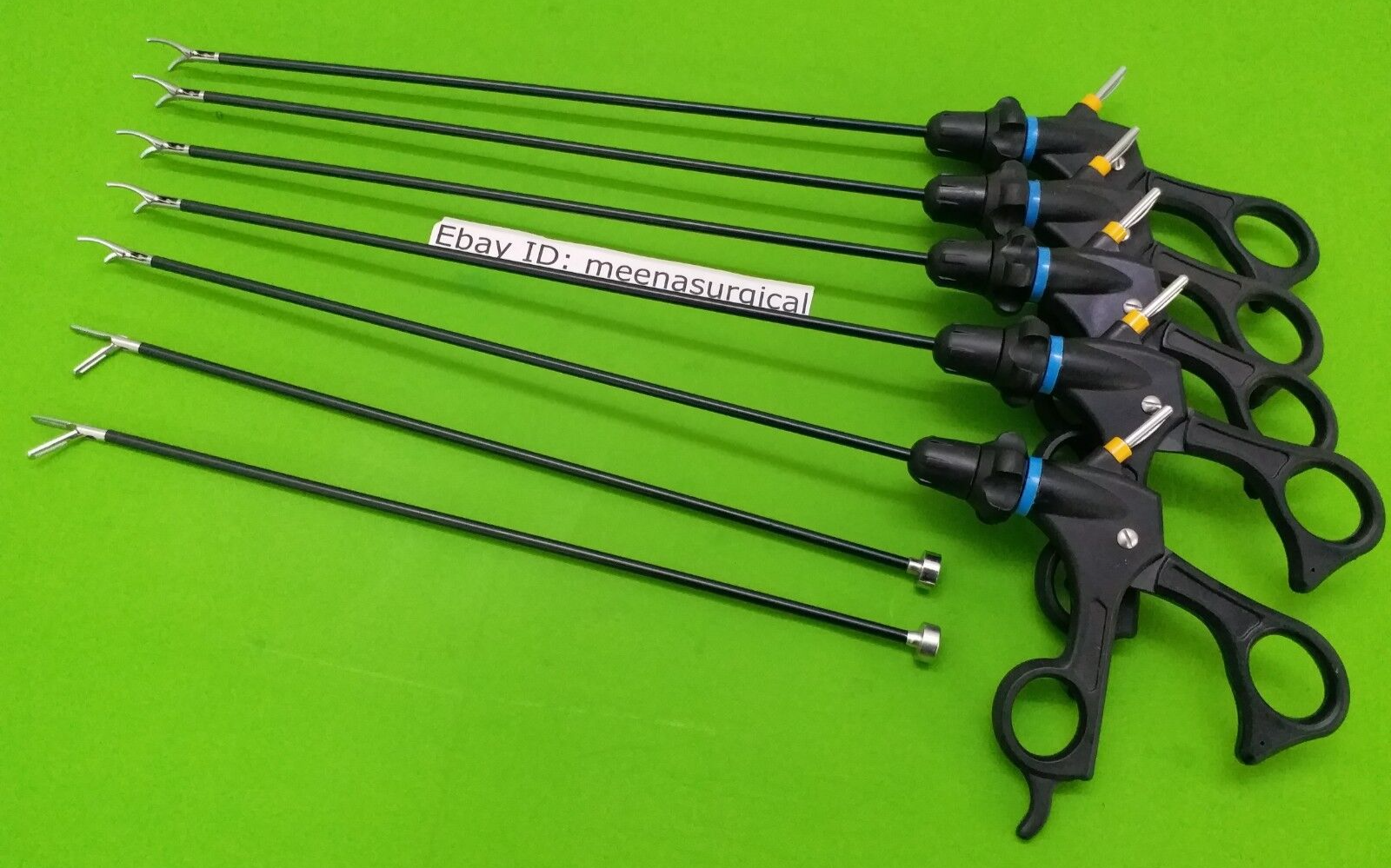 7 PC Laparoscopic Basic Surgical Instrument 5mmx330mm Endoscopy ...